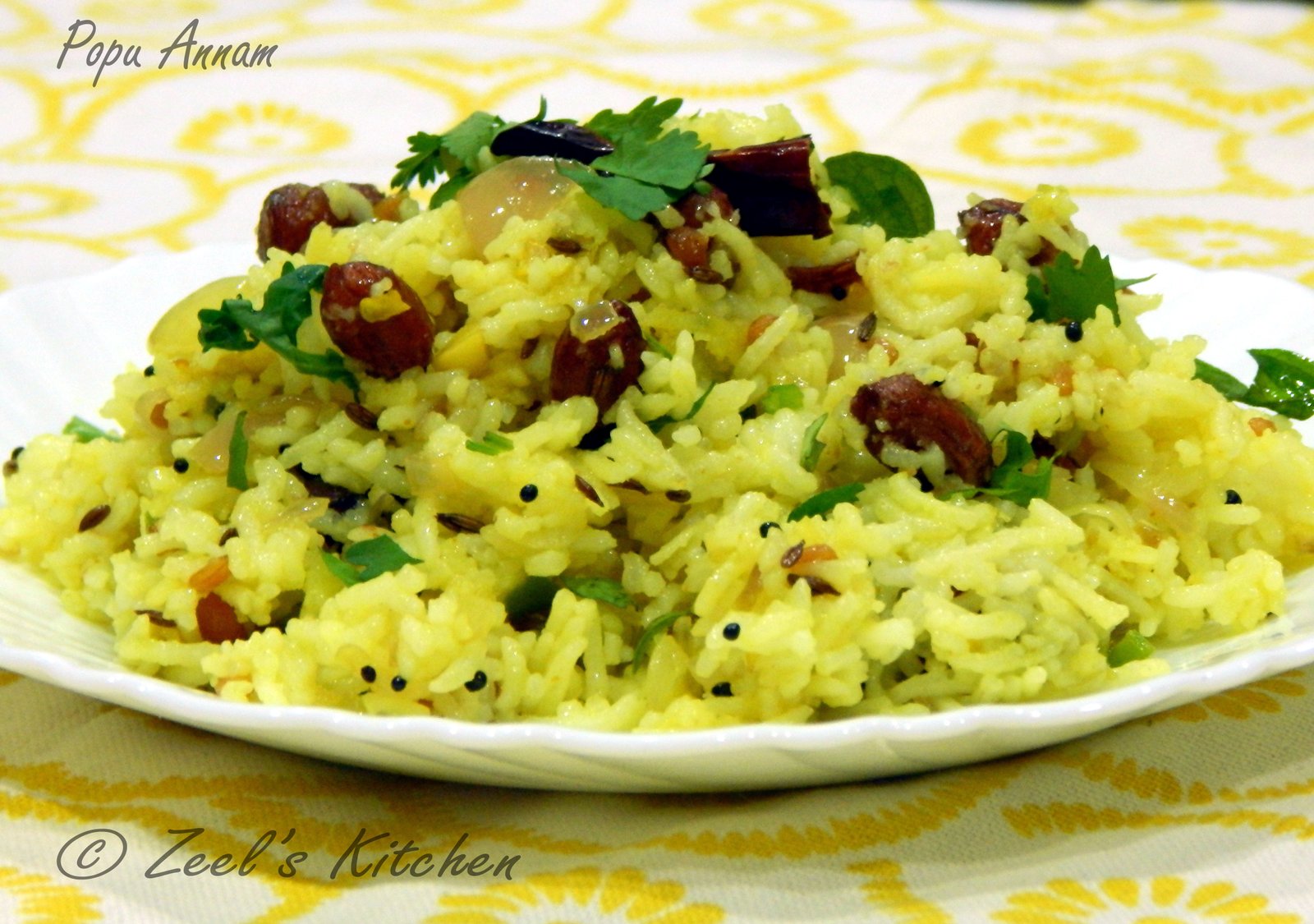 Popu Annam - Tempered Rice(Andra Style) | Zeel's Kitchen