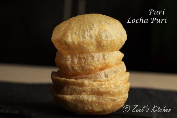 Puri | Locha Puri | Aata Puri Recipe | Zeel's Kitchen
