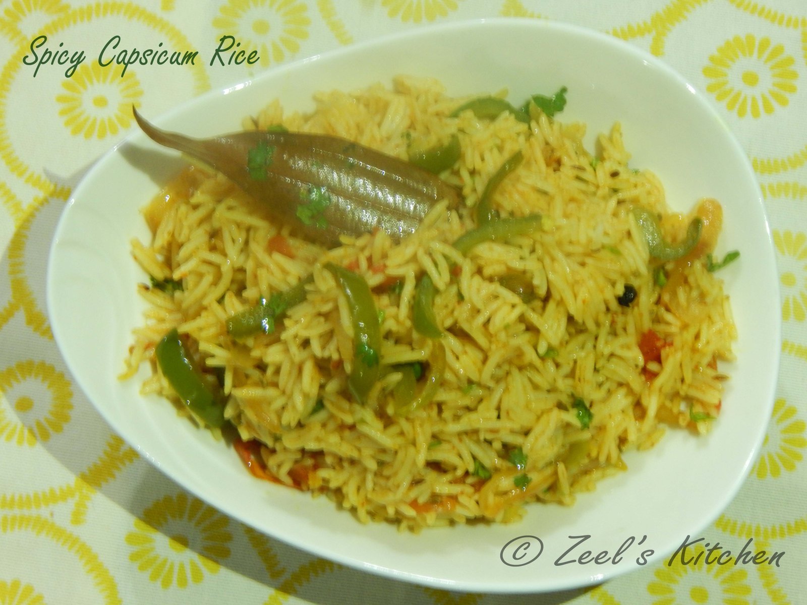 Capsicum Rice Recipe Karnataka Style at Eileen Porras blog
