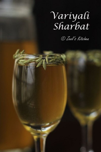 Variyali Sharbat Recipe (Saunf Sharbat) | Zeel's Kitchen