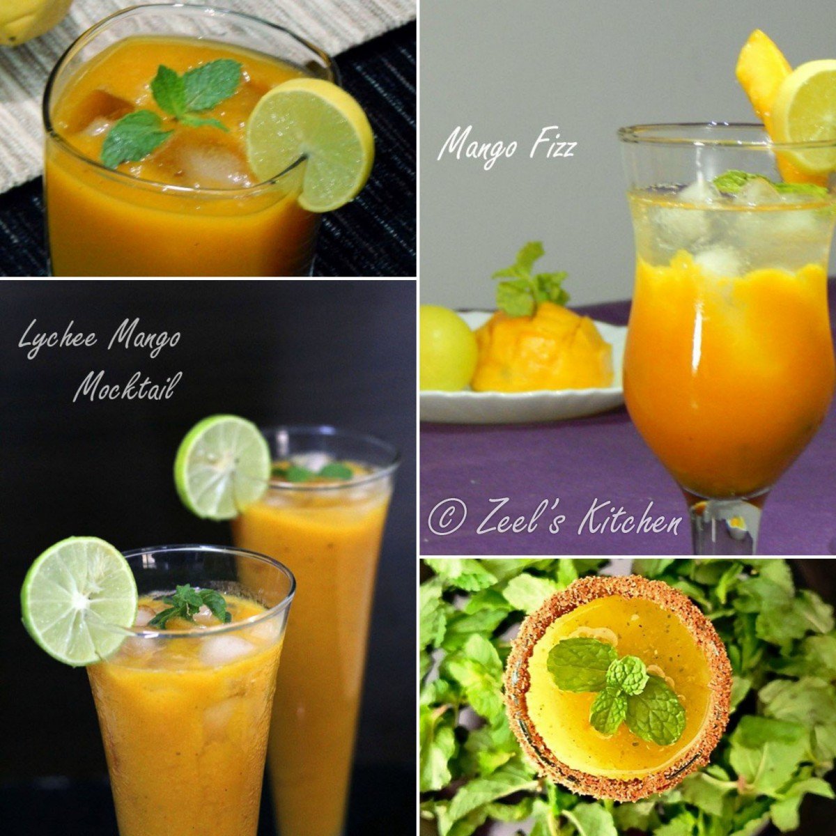Mango Drinks - Mango Drinks Recipes- Zeel's Kitchen