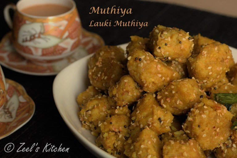 Gujarati Muthiya | Lauki Muthiya Recipe - Zeel's Kitchen
