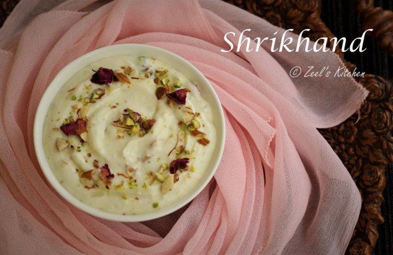 Shrikhand Recipe | Homemade Shrikhand Recipe - Zeel's Kitchen